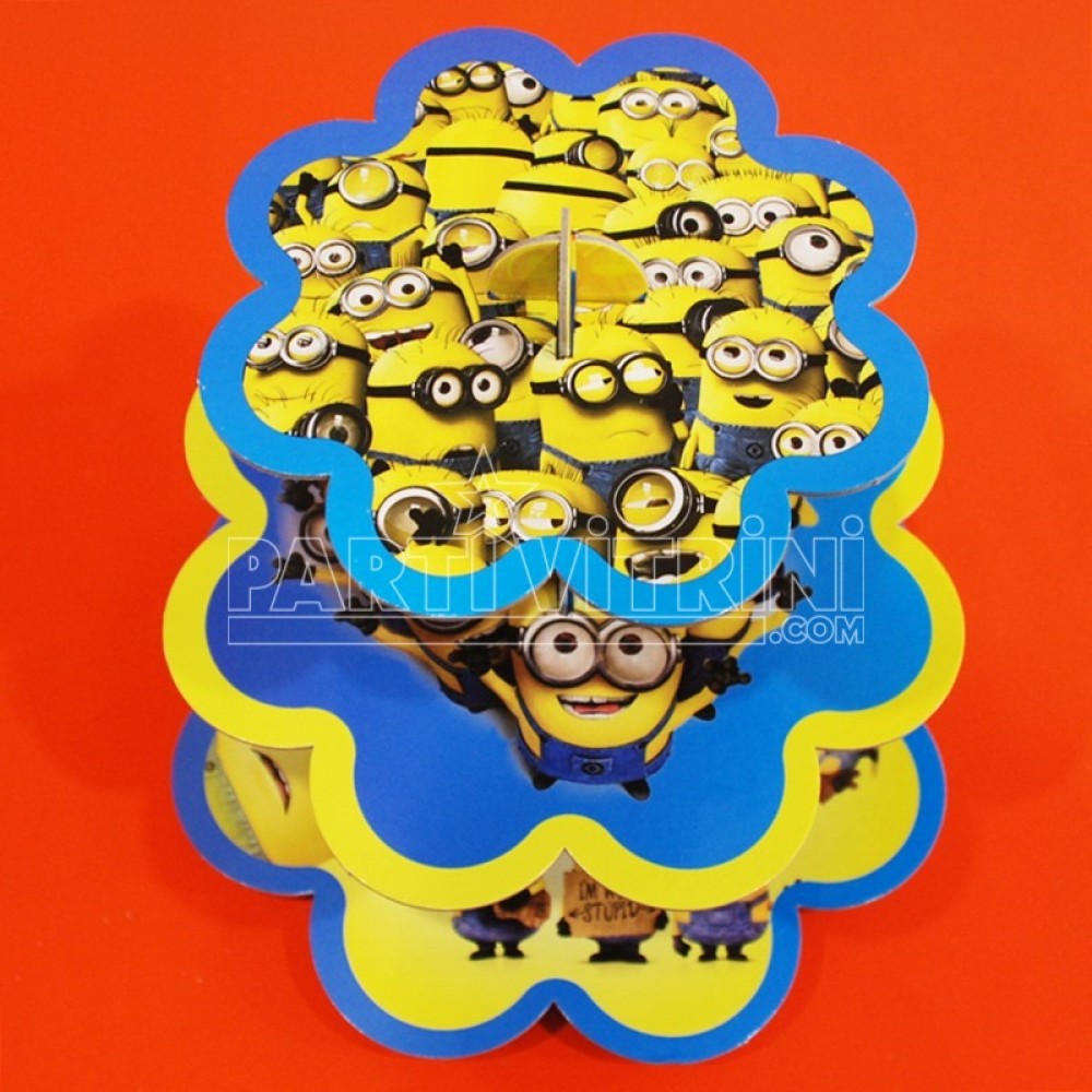Minions Çılgın Hırsız Temalı 3 Katlı Kek Standı